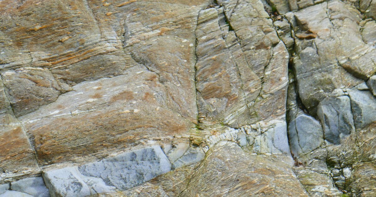 Filon dans Gneiss œillé, Gorges de l'Héric - Géodiversité.NET