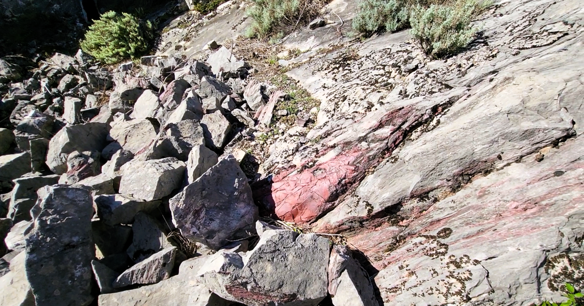 Marbre Cipolin & Jaspe Radiolaire - Géodiversité.NET