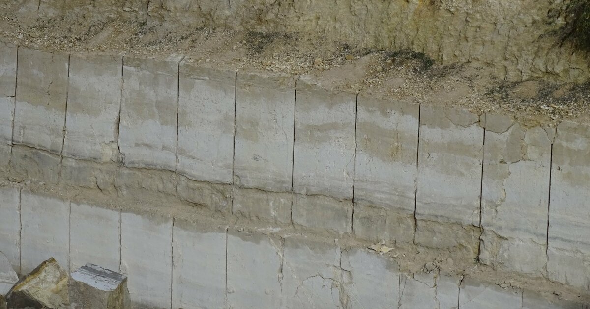 Calcaire de Chateau-Landon, Carrière de Souppes-sur-Loing ...