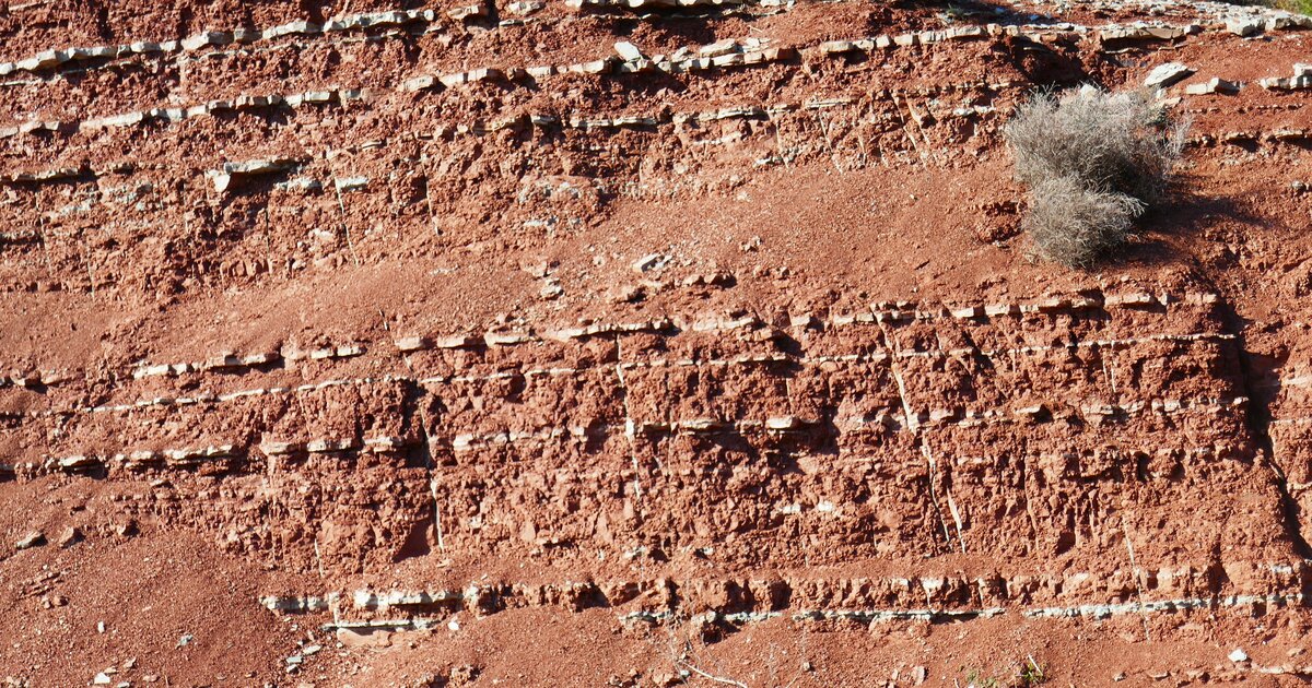 Pélites Rouges permiennes dites ruffes - Géodiversité.NET