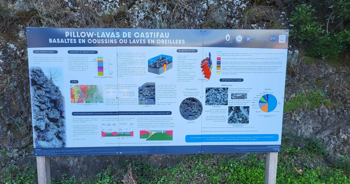 Basaltes en coussins (Pillow-Lavas) - Géodiversité.NET