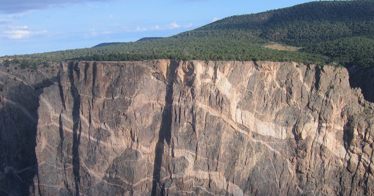 Black canyon of Gunnison : The Painted Wall - Géodiversité.NET