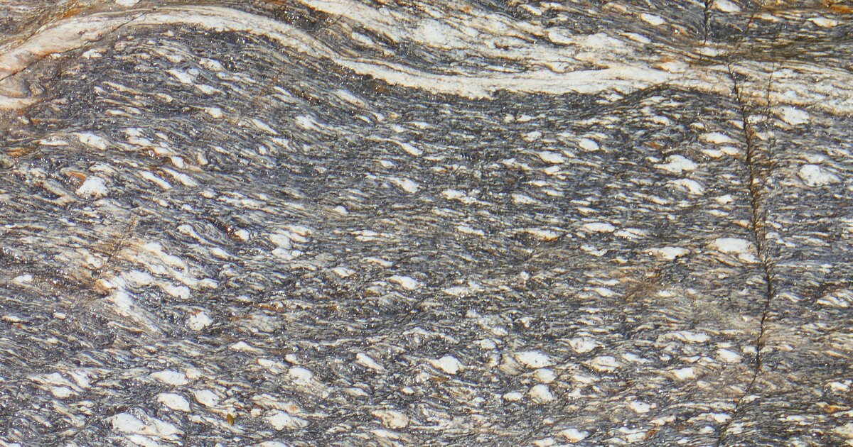 Gneiss œillé dans les gorges de l'Héric - Géodiversité.NET